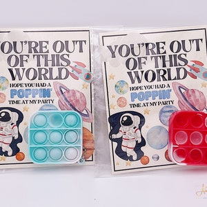 Space Party Favor / Space Popit / Birthday Party Pop-it / Space ...