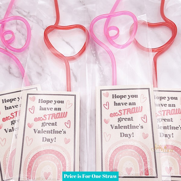 Valentines Day Straws - Etsy