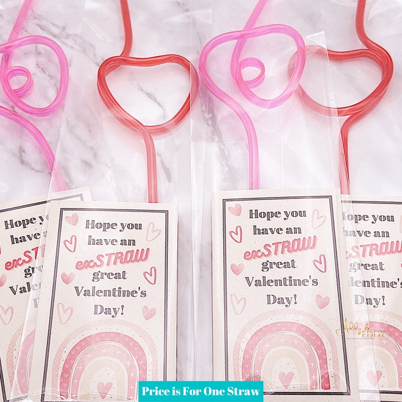 Valentines Day Straws - Etsy