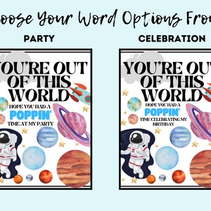 Space Party Favor / Space Popit / Birthday Party Pop-it / Space ...