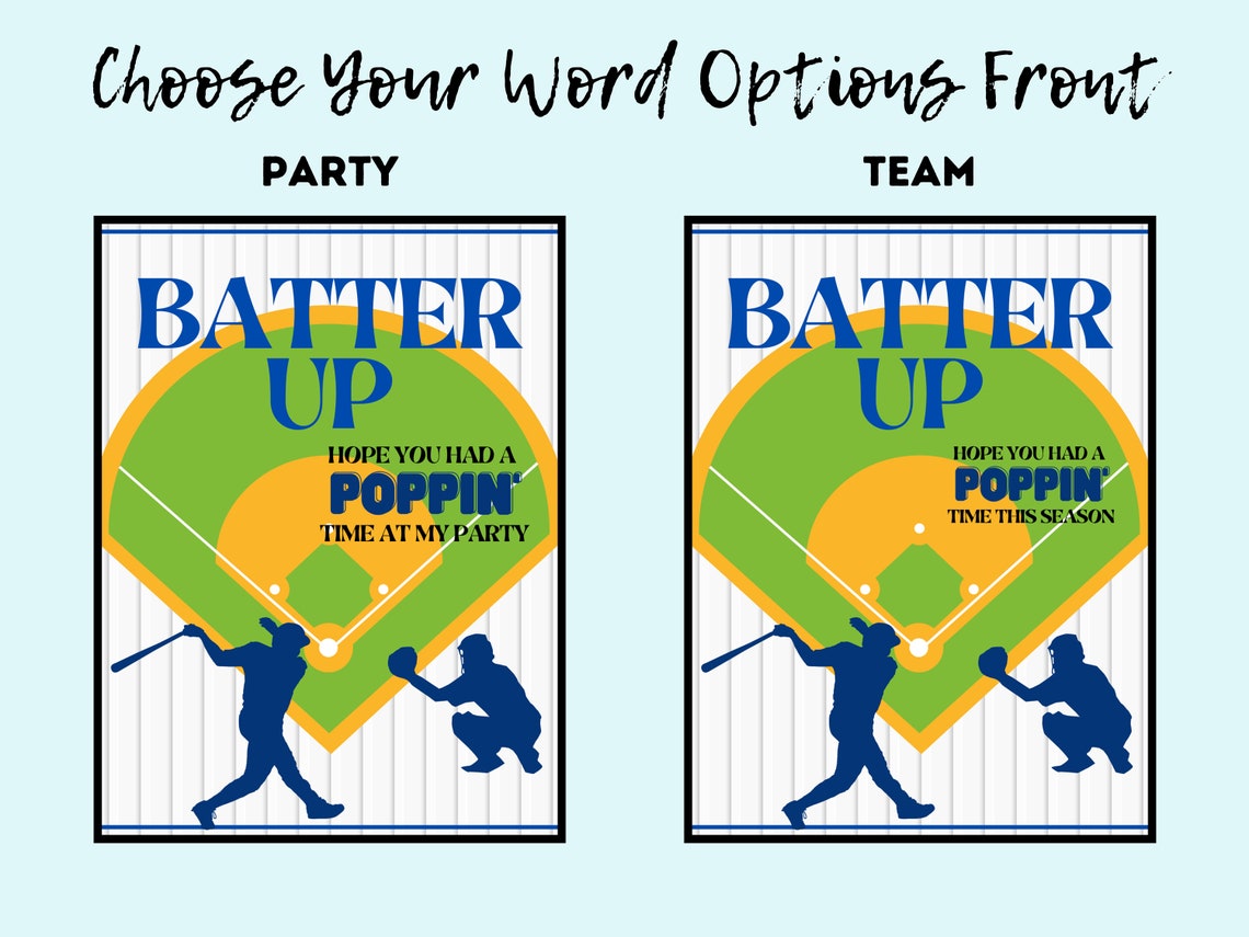 Baseball End of Year Party Favor / Baseball Popit / Baseball - Etsy