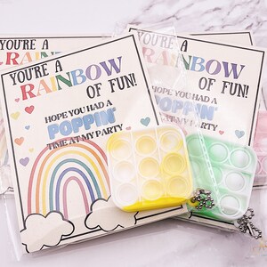 Rainbow Party Favor / Rainbow Popit / Birthday Party Pop-it / Rainbow ...