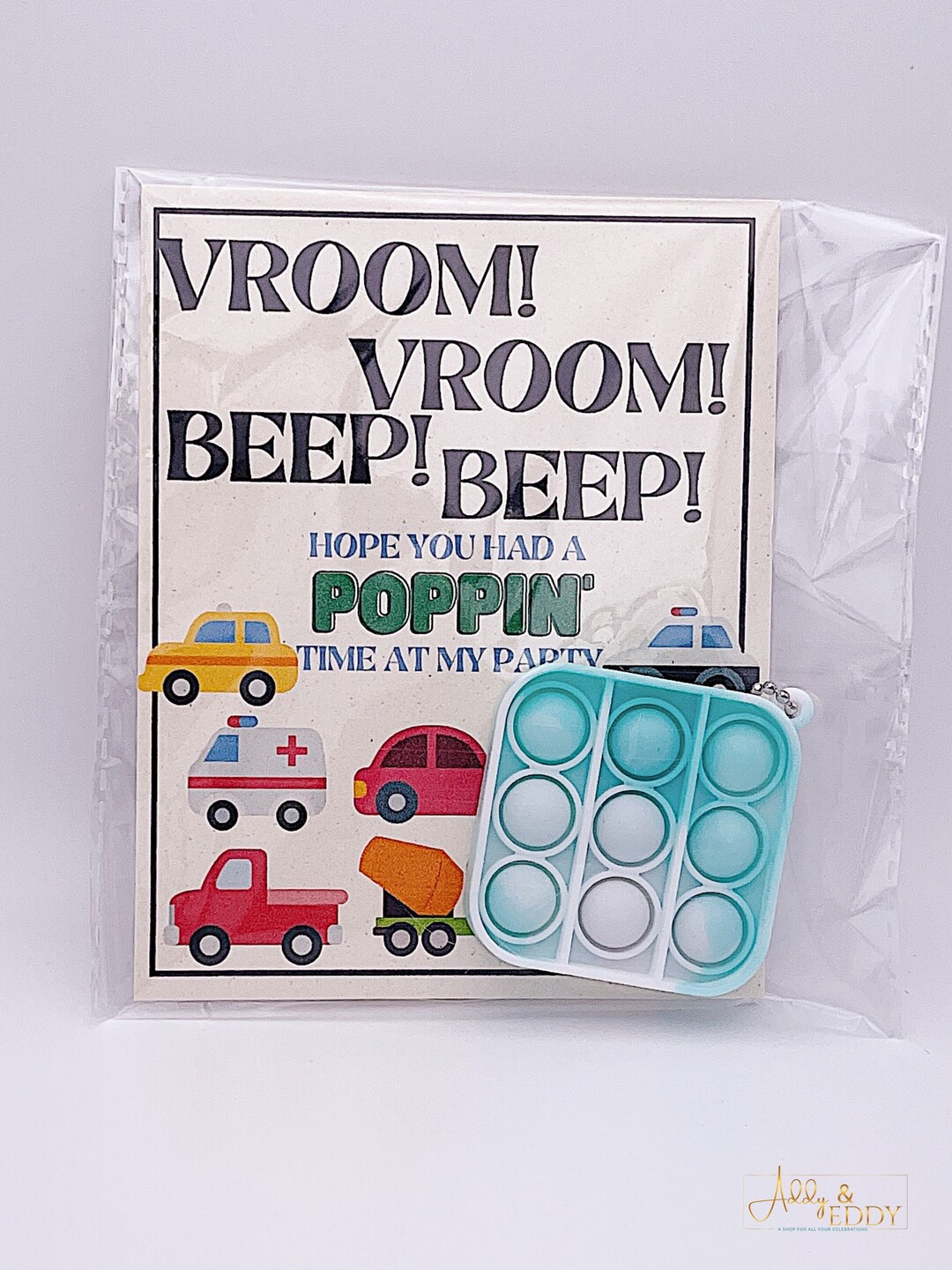 Car Party Favor / Car Popit / Birthday Party Pop-it / Car Birthday ...
