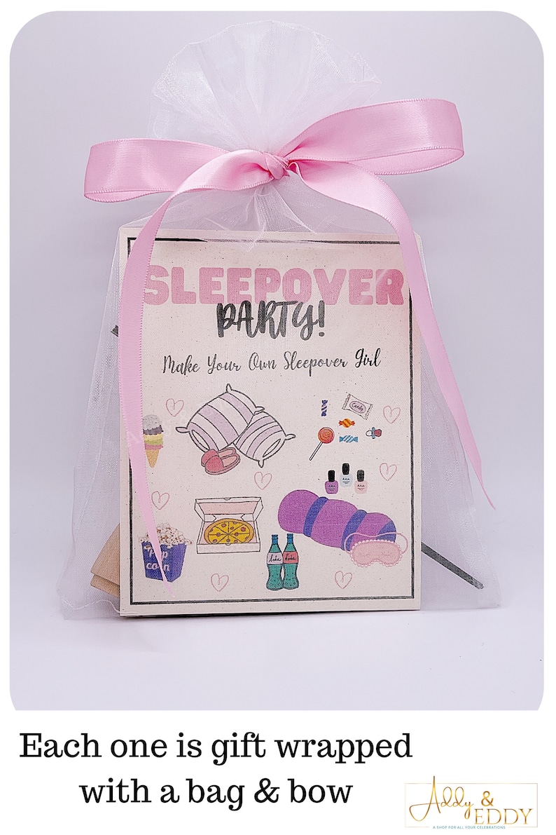 Sleepover Party Favor / Sleepover Birthday Party / Sleepover - Etsy