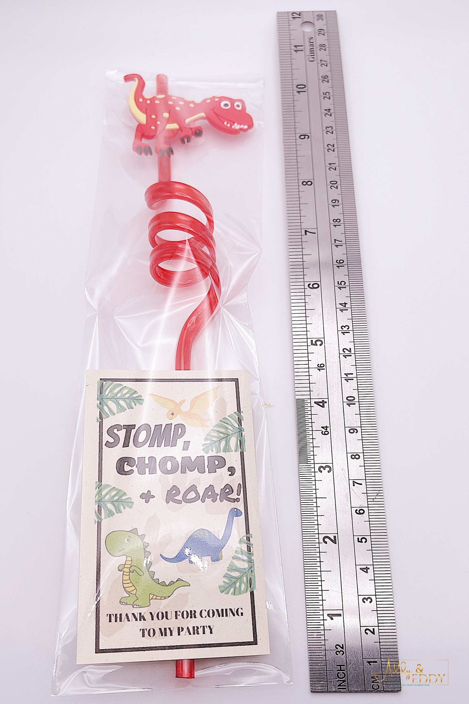 Dinosaur Birthday Favors Dinosaur Straw Dinosaur Party - Etsy