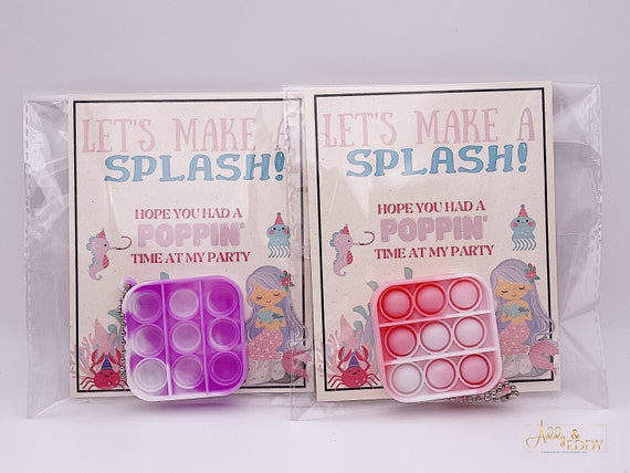 Mermaid Party Favor / Mermaid Popit / Birthday Party Pop-it / | Etsy