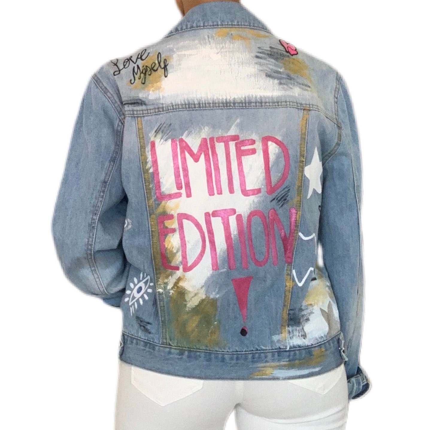Hand Painted Denim Jacket limited Edition - Etsy