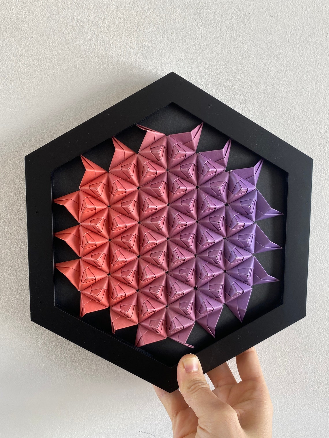 Modular Origami Wall Hanging - Etsy