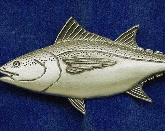 Empire Pewter Bluefin Tuna Pewter Fish Pin - Etsy