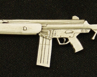 Empire Pewter AK47 Pewter Gun Pin | Etsy