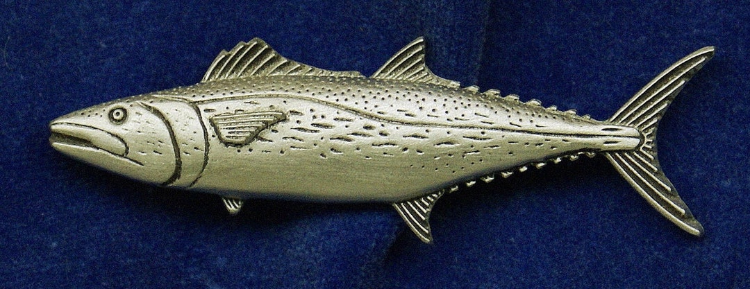 Empire Pewter Cero Pewter Fish Pin - Etsy