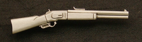 Empire Pewter Lever Action Rifle Pewter Gun Pin WIN | Etsy