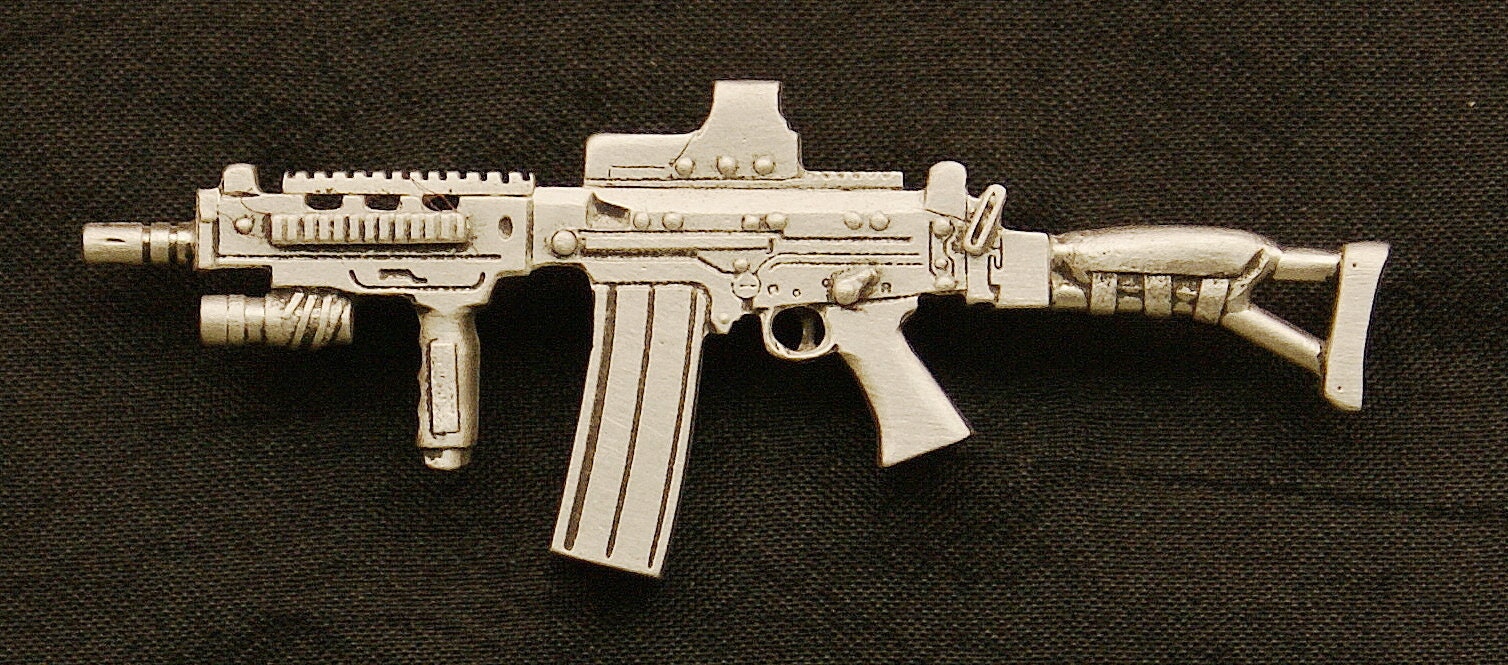 Empire Pewter Full Dressed FAL Pewter Gun Pin FAL2 | Etsy