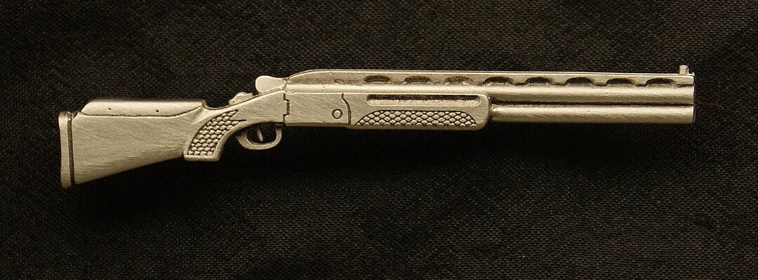 Empire Pewter Over / Under Shotgun Pewter Gun Pin (G1T) - Etsy