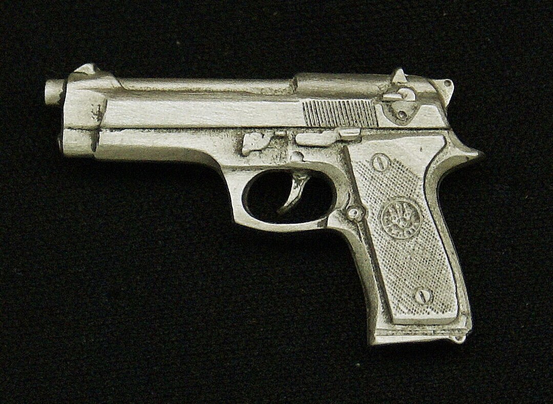 Empire Pewter 92F Handgun Pewter Gun Pin - Etsy