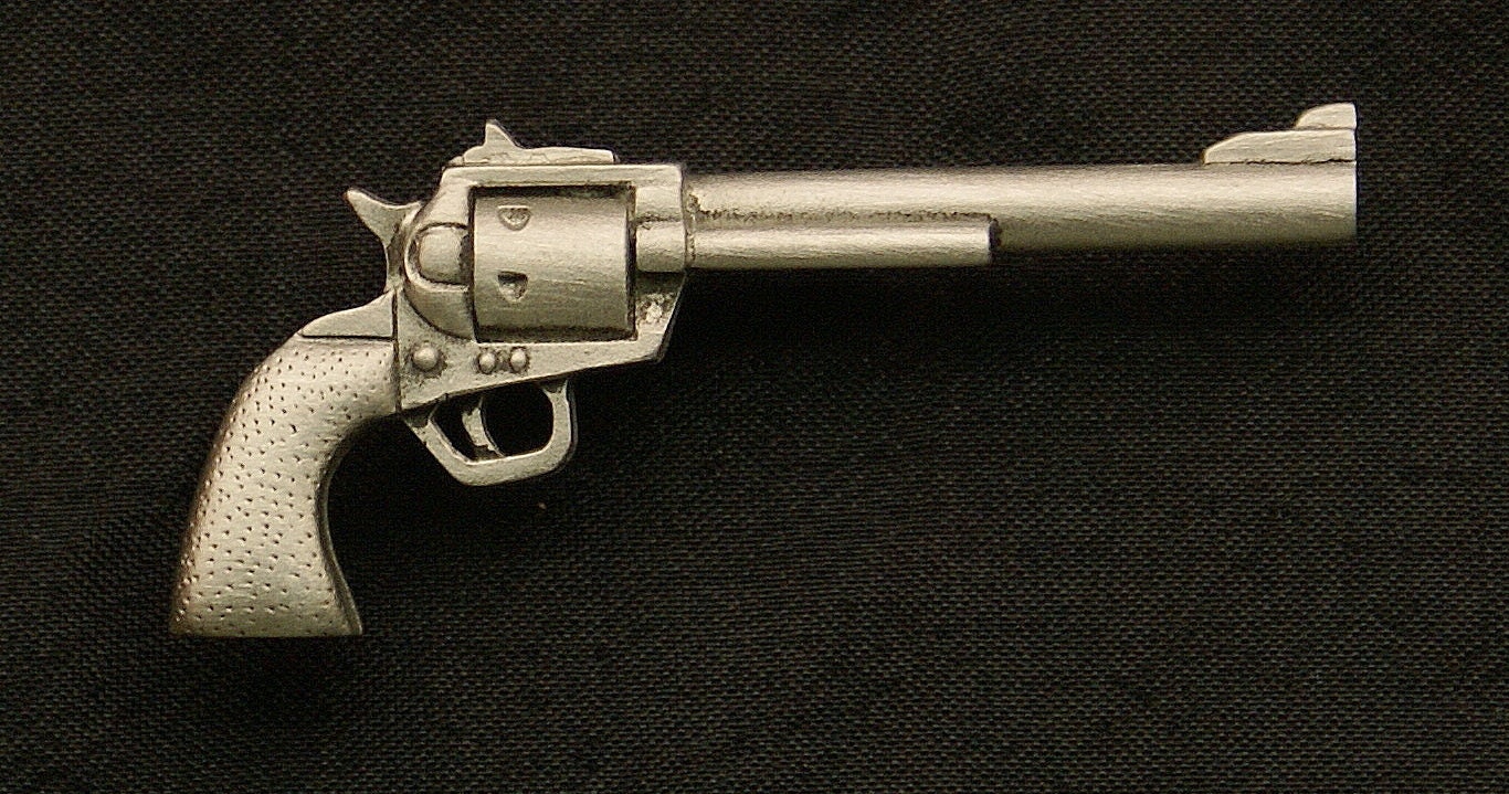 Empire Pewter Big Bore Revolver Handgun Pewter Gun Pin - Etsy