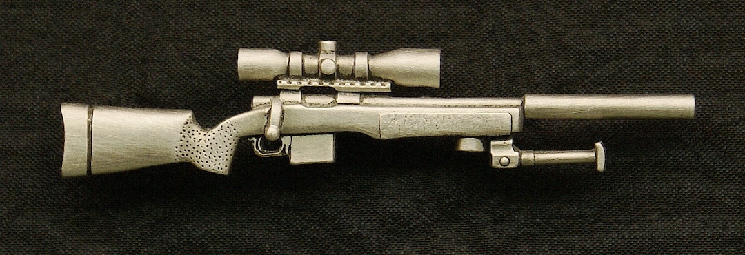 Empire Pewter Sniper/tactical Rifle Pewter Gun Pin (G15) - Etsy