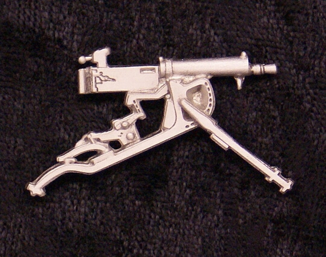 Empire Pewter Maxim Machine Gun Pewter Pin - Etsy