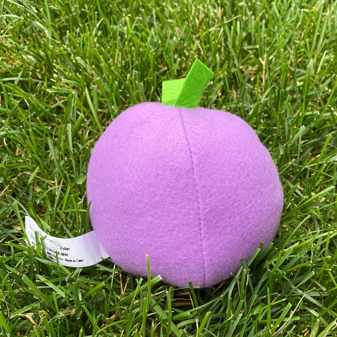 Purple Stuffed Plush Plum Plush Grape Stuffed Plush Grape - Etsy