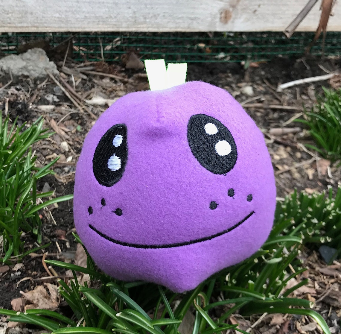 Purple Stuffed Plush Plum Plush Grape Stuffed Plush Grape - Etsy