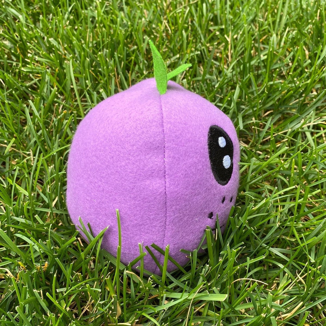 Purple Stuffed Plush Plum Plush Grape Stuffed Plush Grape - Etsy