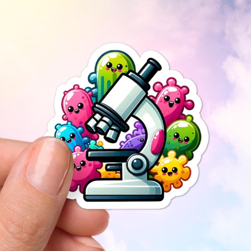 Microbiology Sticker - Etsy