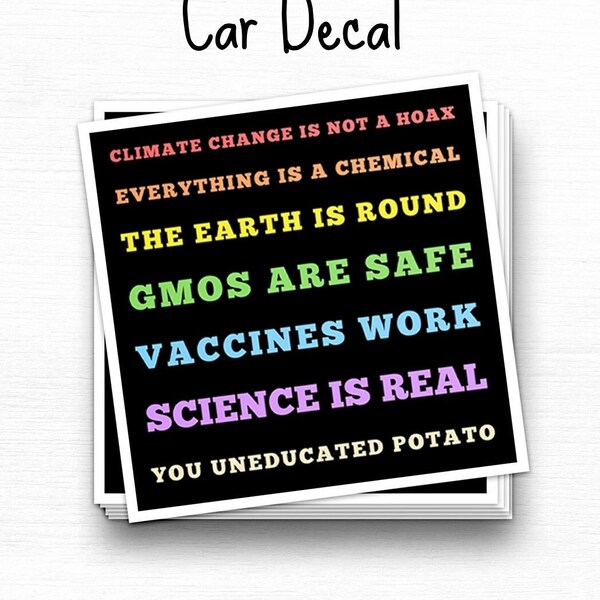 Science Decal - Etsy