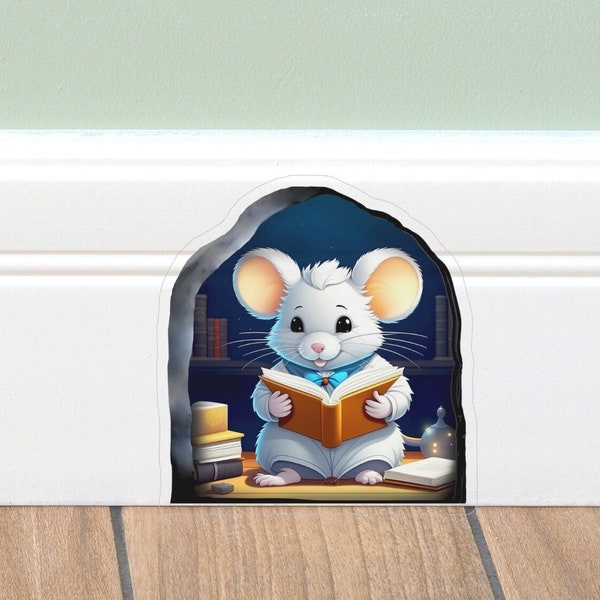 Library Mouse Decal - Etsy