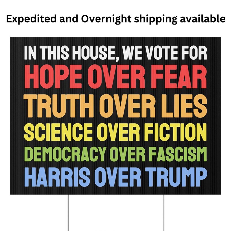 Anti Harris Yard Sign - Etsy