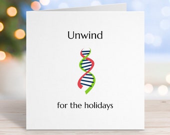 Christmas Card Biology - Etsy