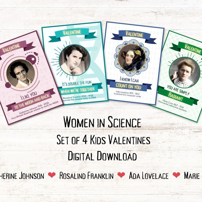Science Valentine - Etsy