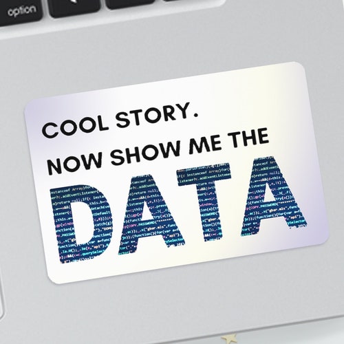 Data Science Sticker Laptop Stickers Holographic Vinyl - Etsy