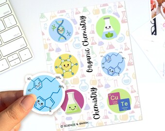 Organic Chemistry Sticker | Etsy