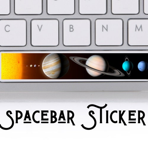 Spacebar Sticker Outer Space Decal Laptop Stickers Keyboard - Etsy