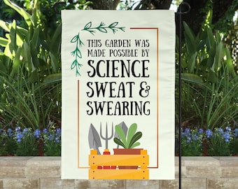 Science is Real Yard Flag Garden Flags Garden Decor Garden | Etsy