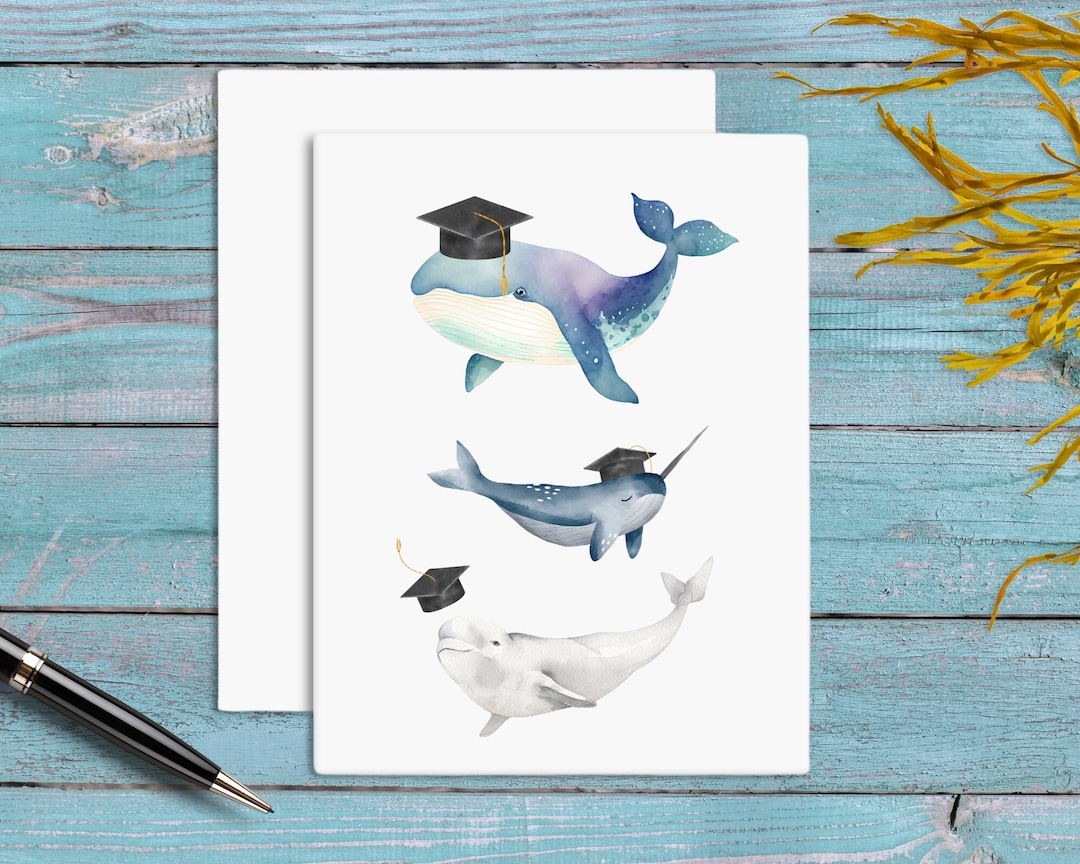 Marine Biologist Graduation Card, Funny and Thoughtful Gift for a ...
