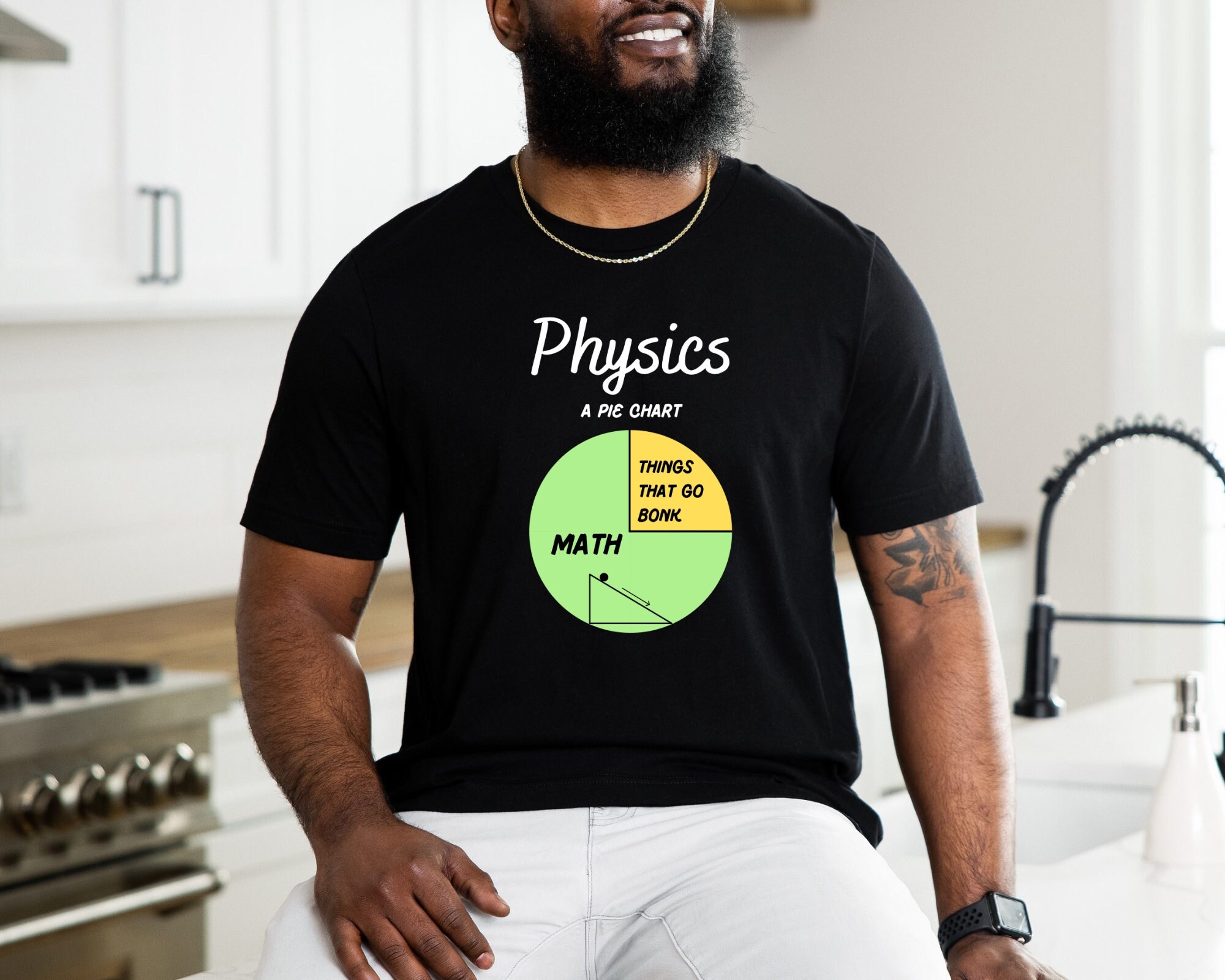 Physics - A Pie Chart, Funny Shirt for Physicists, Great Gift for ...