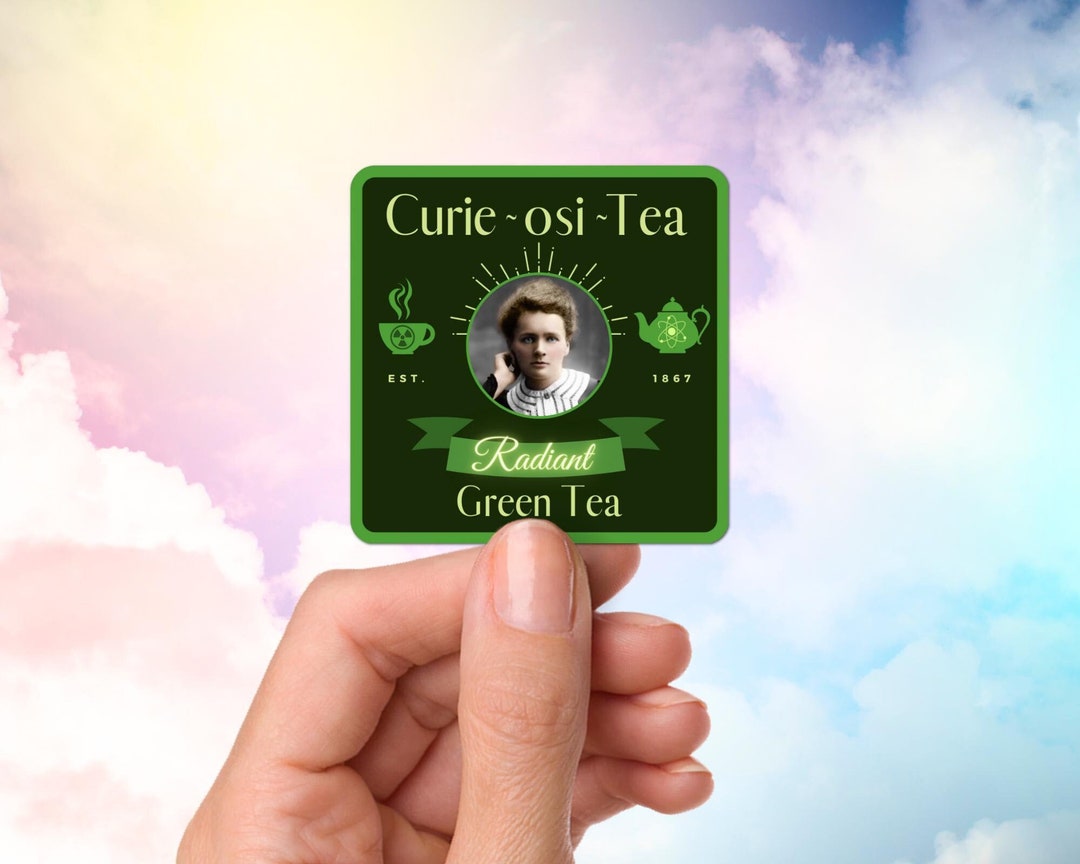 Marie Curie Sticker, Women in Science, Science Stickers, Famous ...