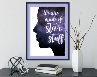 Carl Sagan Star Quote - Etsy