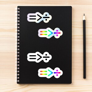 Equality is Greater Than Division Stickers, Stick on a Laptop, Water ...