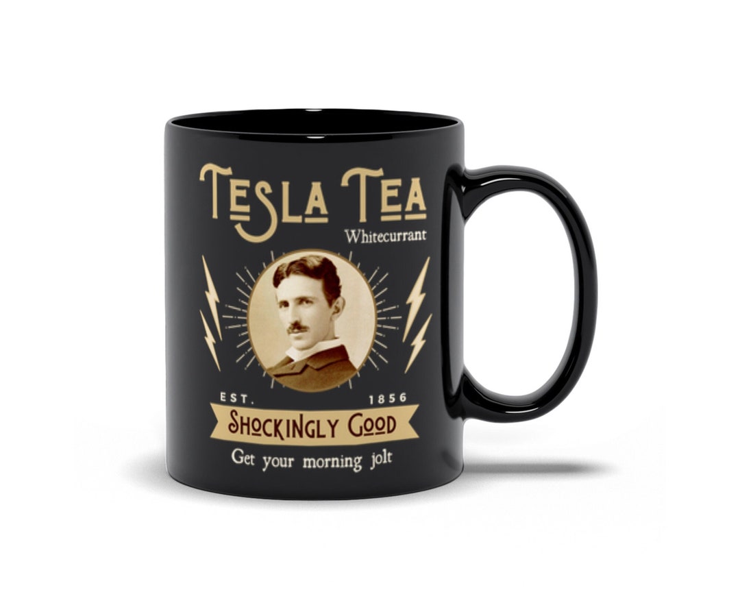 Nikola Tesla Mug, Famous Scientists Label Series, Science Gifts ...