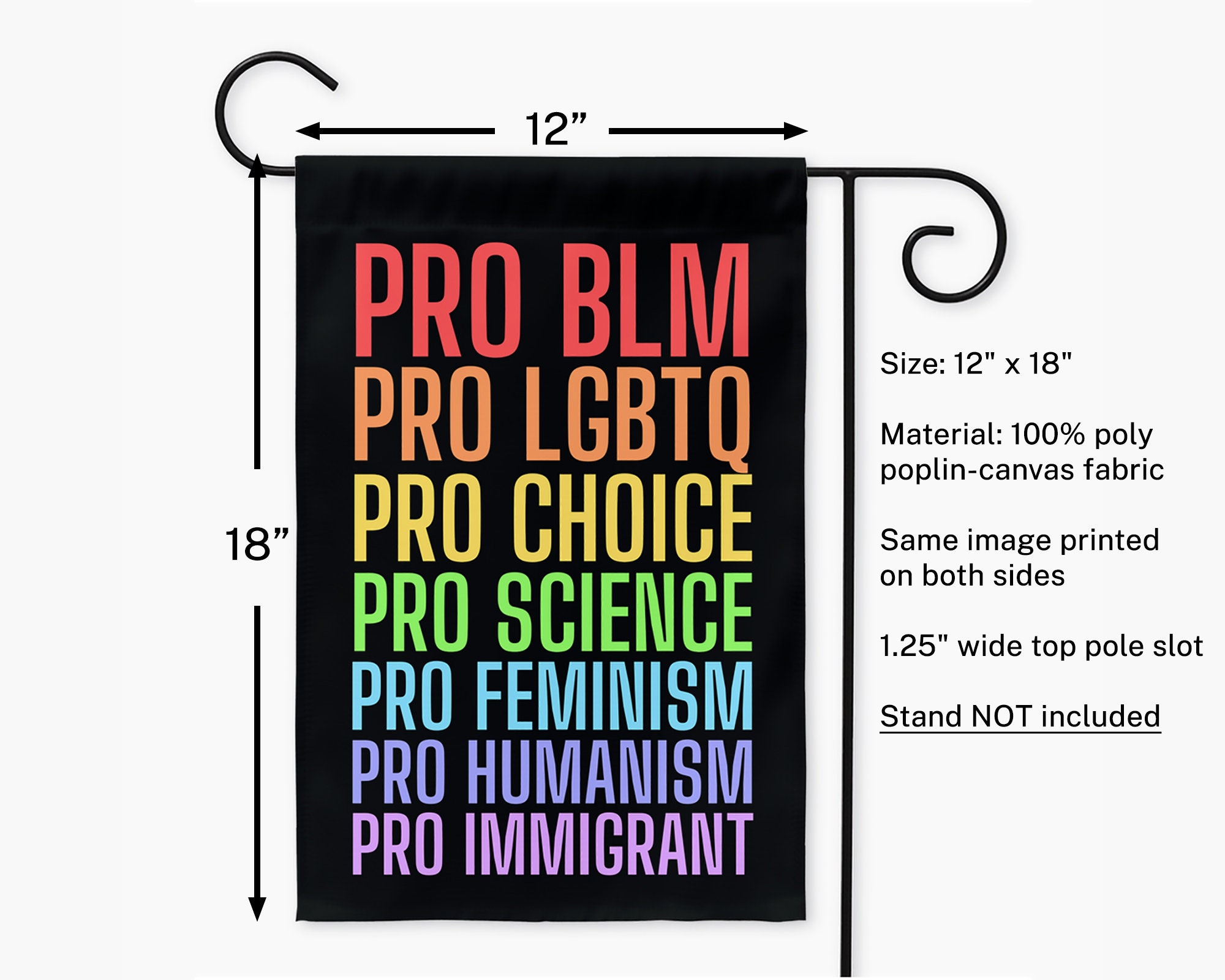 Social Justice Yard Flag Science Gifts BLM LGBTQ Feminism - Etsy