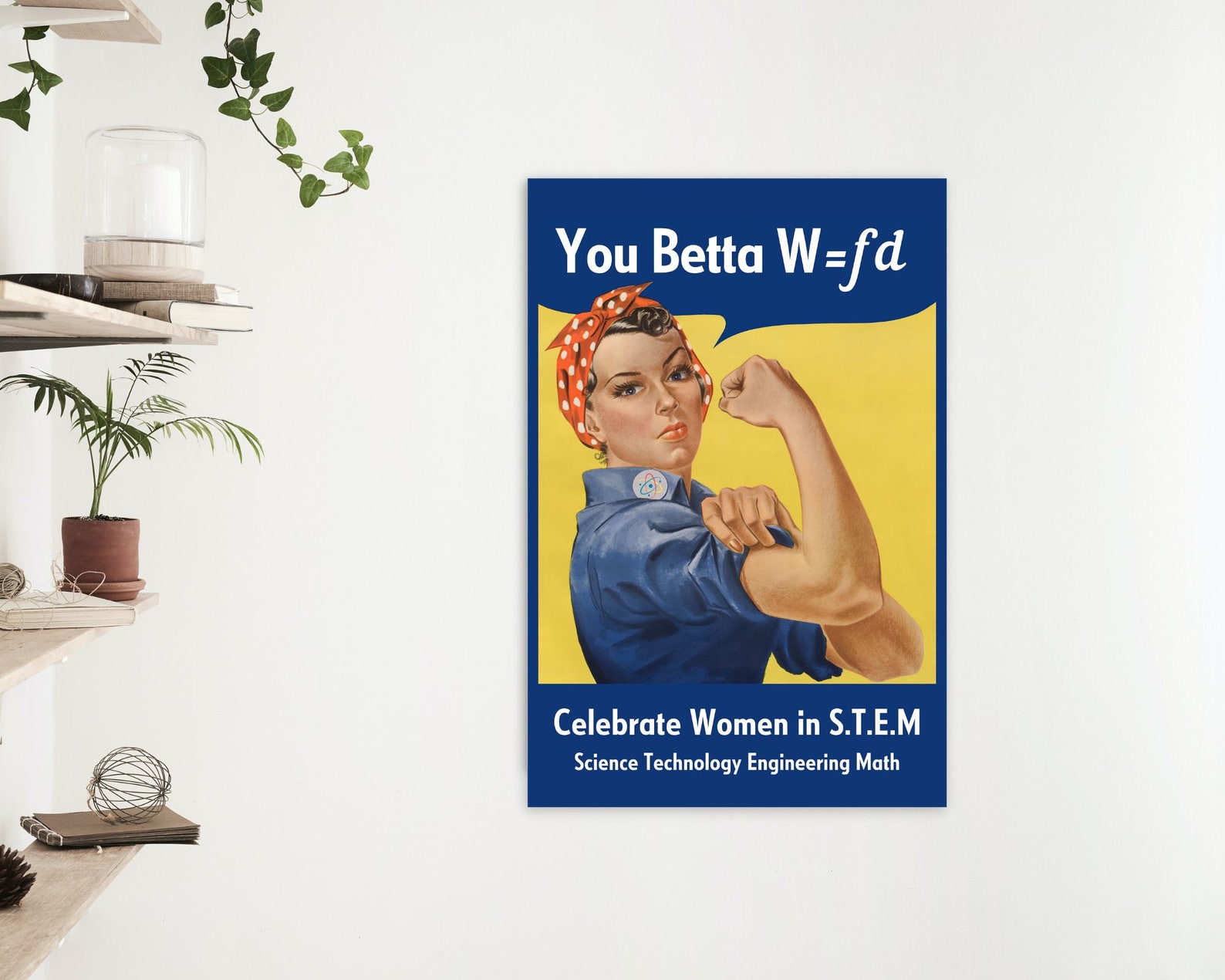 You Betta Work Poster Rosie the Riveter Celebrate Women in - Etsy