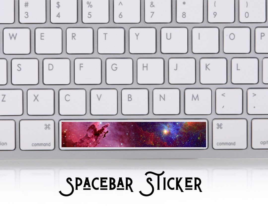 Spacebar Sticker, Outer Space Decal, Laptop Stickers, Keyboard Stickers ...