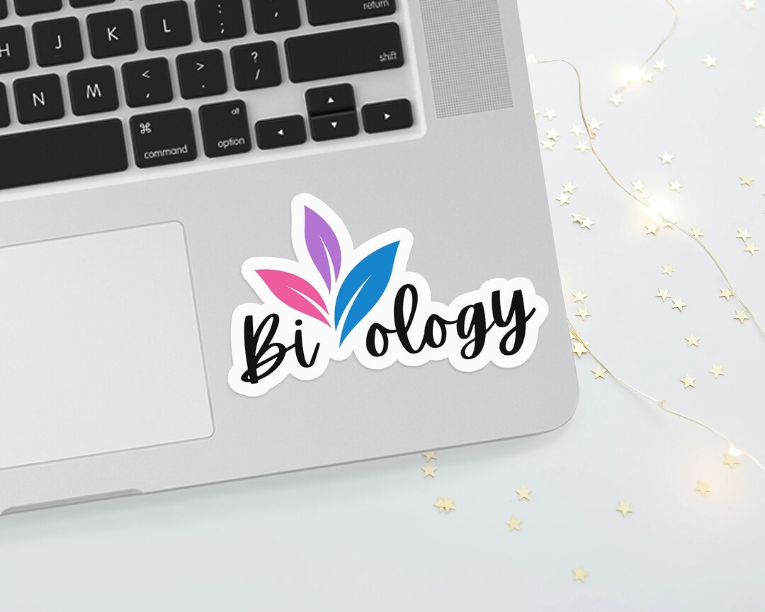 Bi-ology Stickers Bisexual Pride LGBTQ Stickers Bi Sticker - Etsy