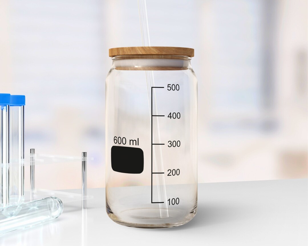 Personalized Beaker Glass Can Tumbler, Fun Gift for a Chemistry Teacher ...