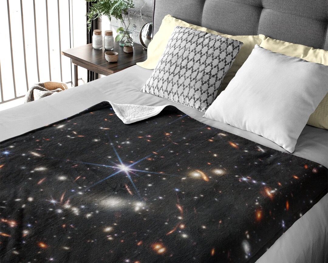 Personalized JWST Deep Space Throw Blanket, Astronomy Gifts, Science ...