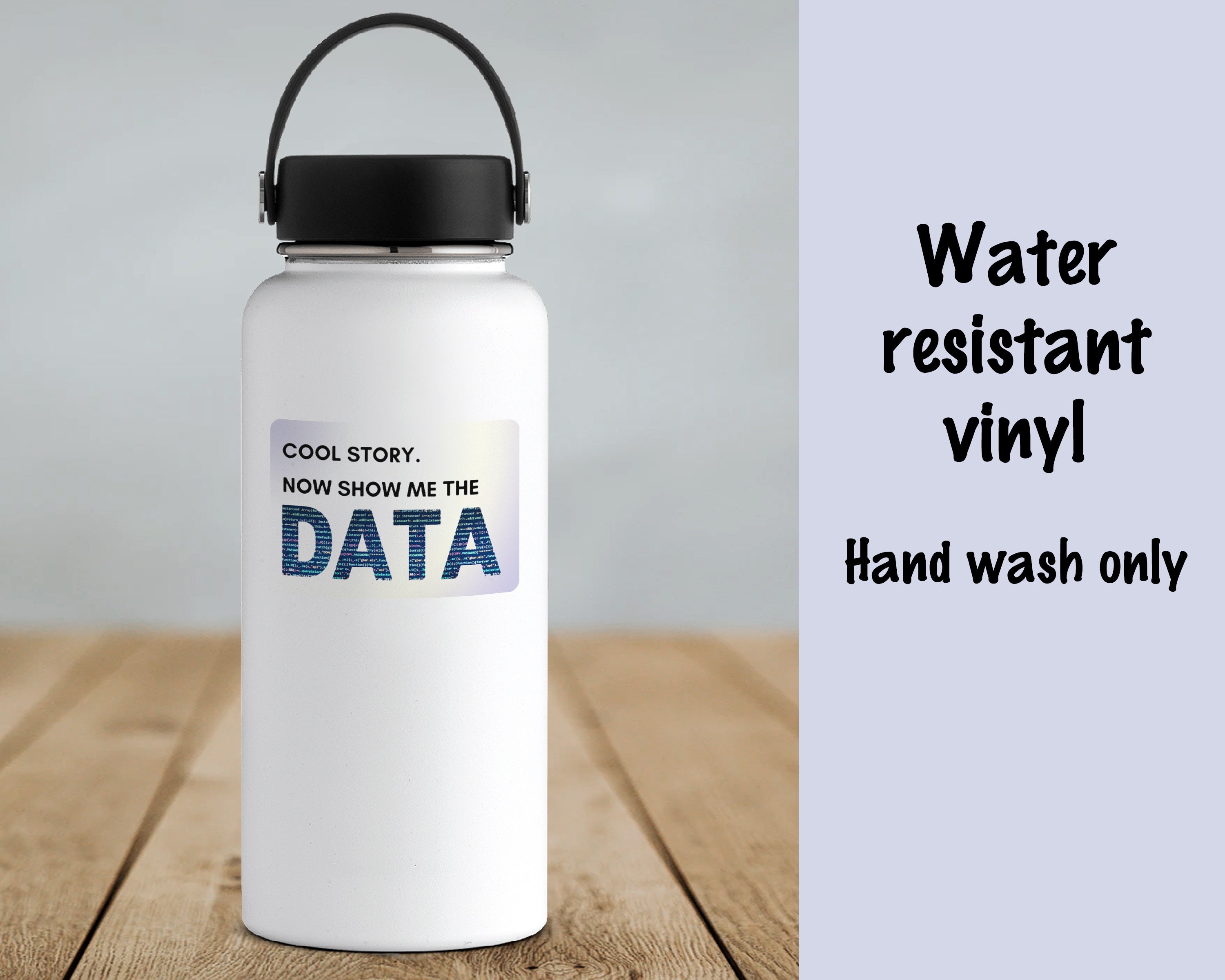 Data Science Sticker Laptop Stickers Holographic Vinyl - Etsy