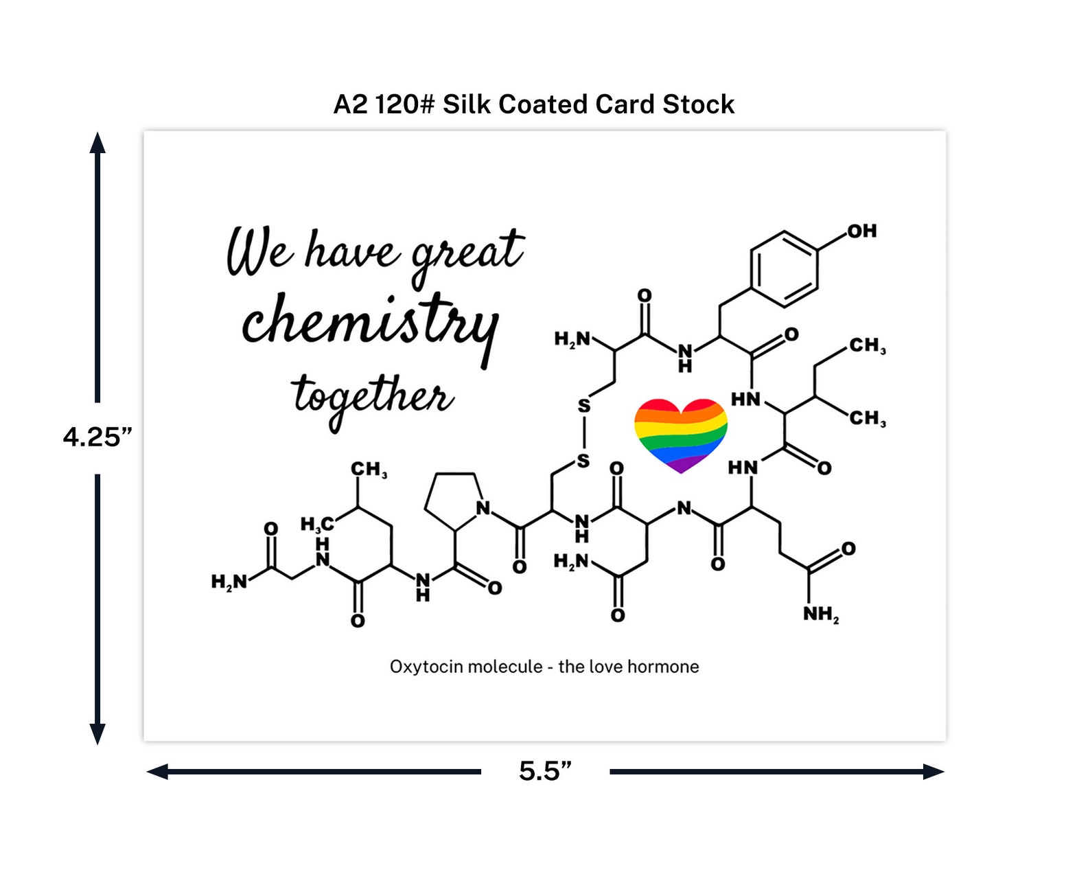 Gay Pride Couples Card - We Have Great Chemistry Together, LGBTQ Gift ...