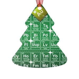 Chemist-tree Metal Christmas Ornament, Chemistry Ornament, Chemistry ...
